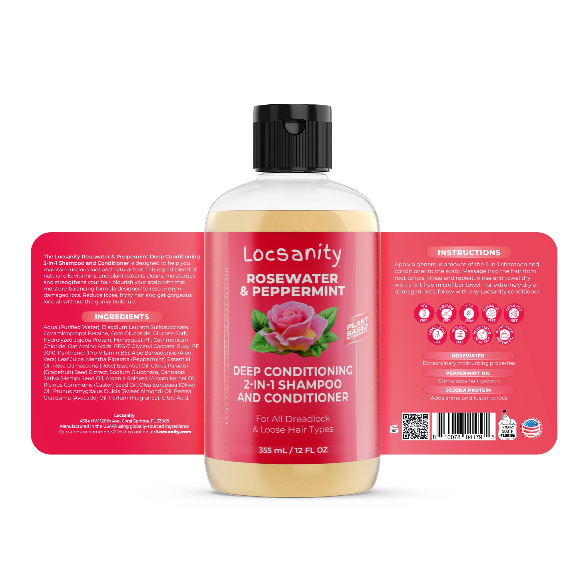Rosewater Peppermint Loccare Bundle – Locsanity