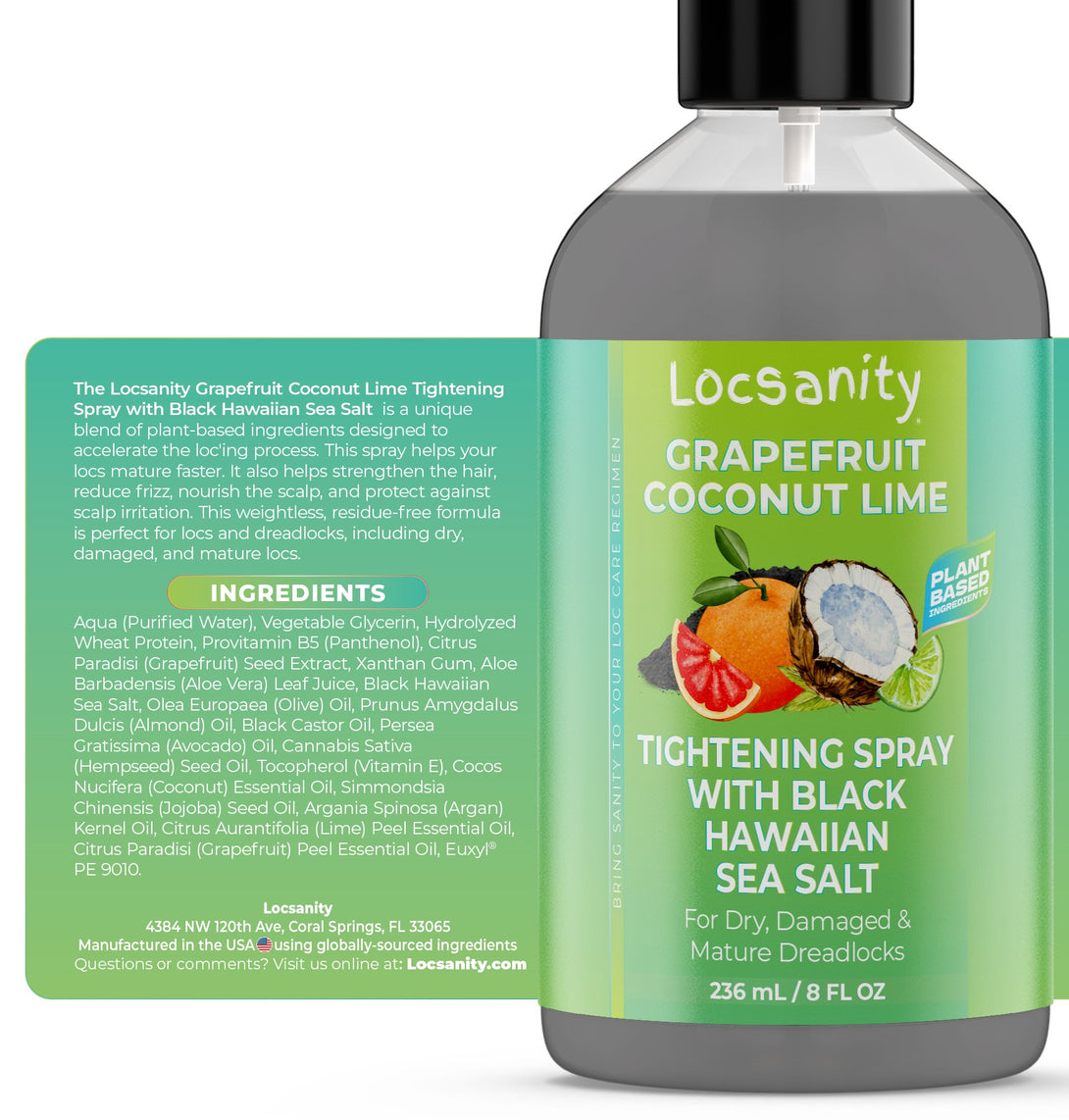 Grapefruit Coconut Lime Moisturizing and Tightening Spray Mist w/ Blac ...