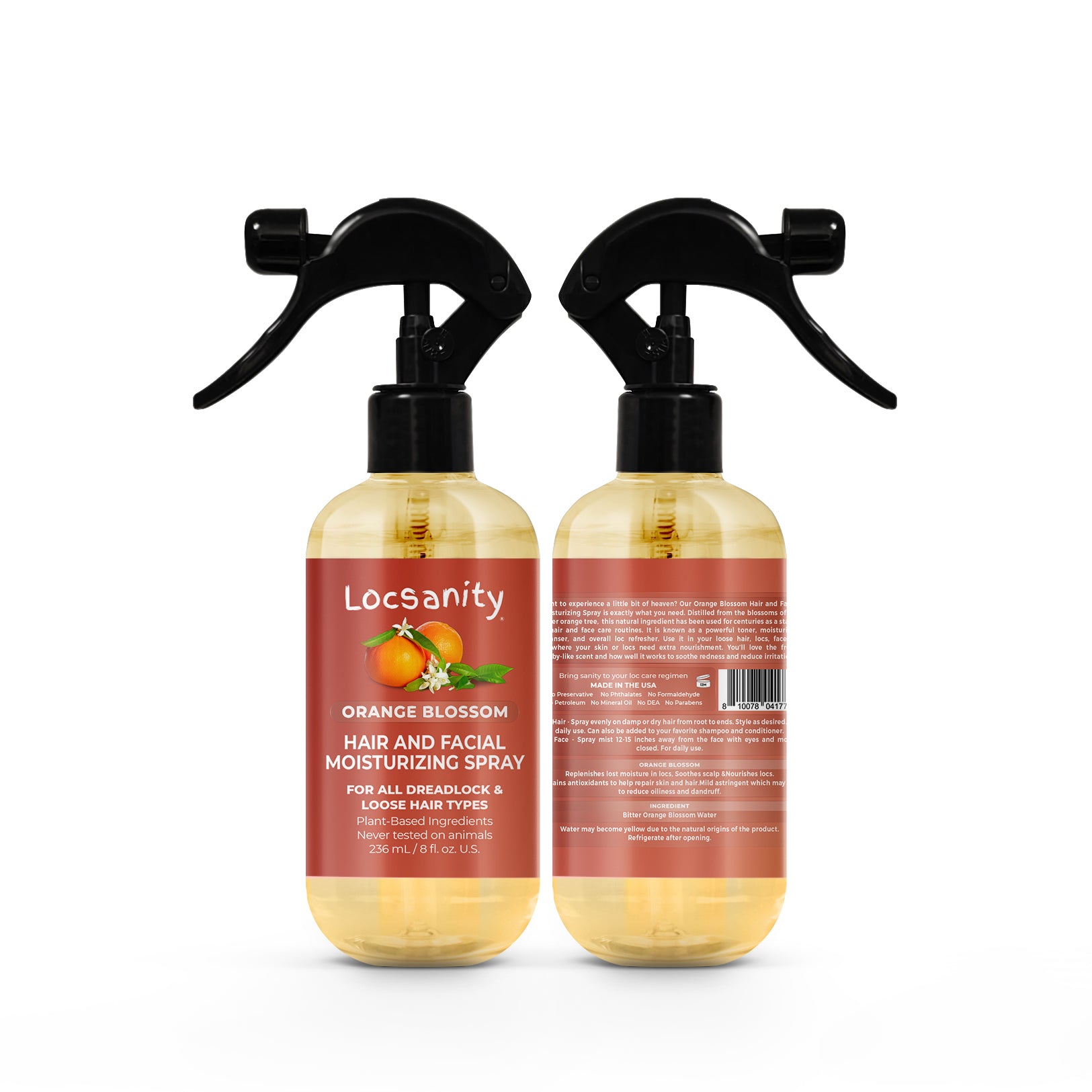 Locsanity Pure Orange Blossom Hair and Facial Daily Moisturizing Refre