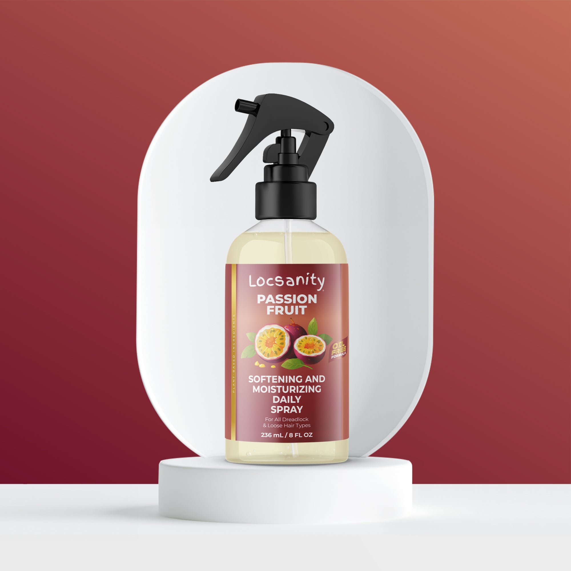 Locsanity Passion Fruit Softening and Moisturizing Daily Spray for Loc