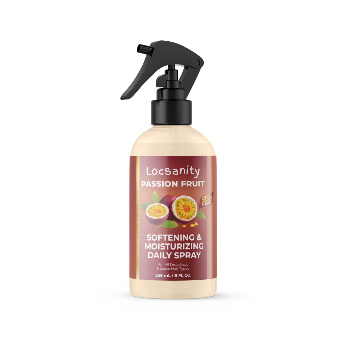 Locsanity Passion Fruit Softening and Moisturizing Daily Spray for Loc