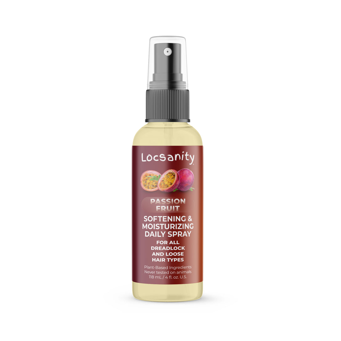 Locsanity Passion Fruit Softening and Moisturizing Daily Spray for Loc